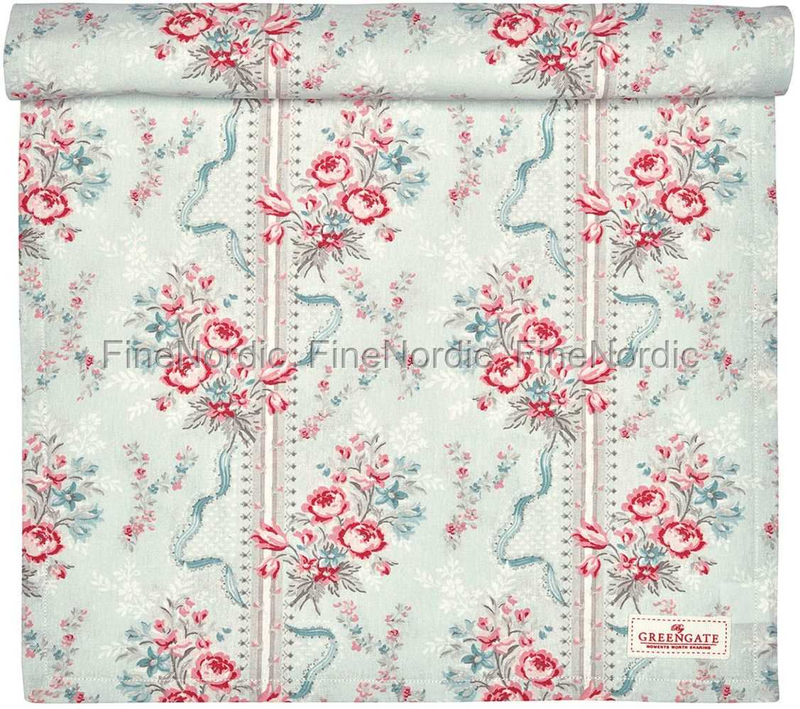 GreenGate Tischläufer - Table Runner Betty Mint 45 x 140 cm