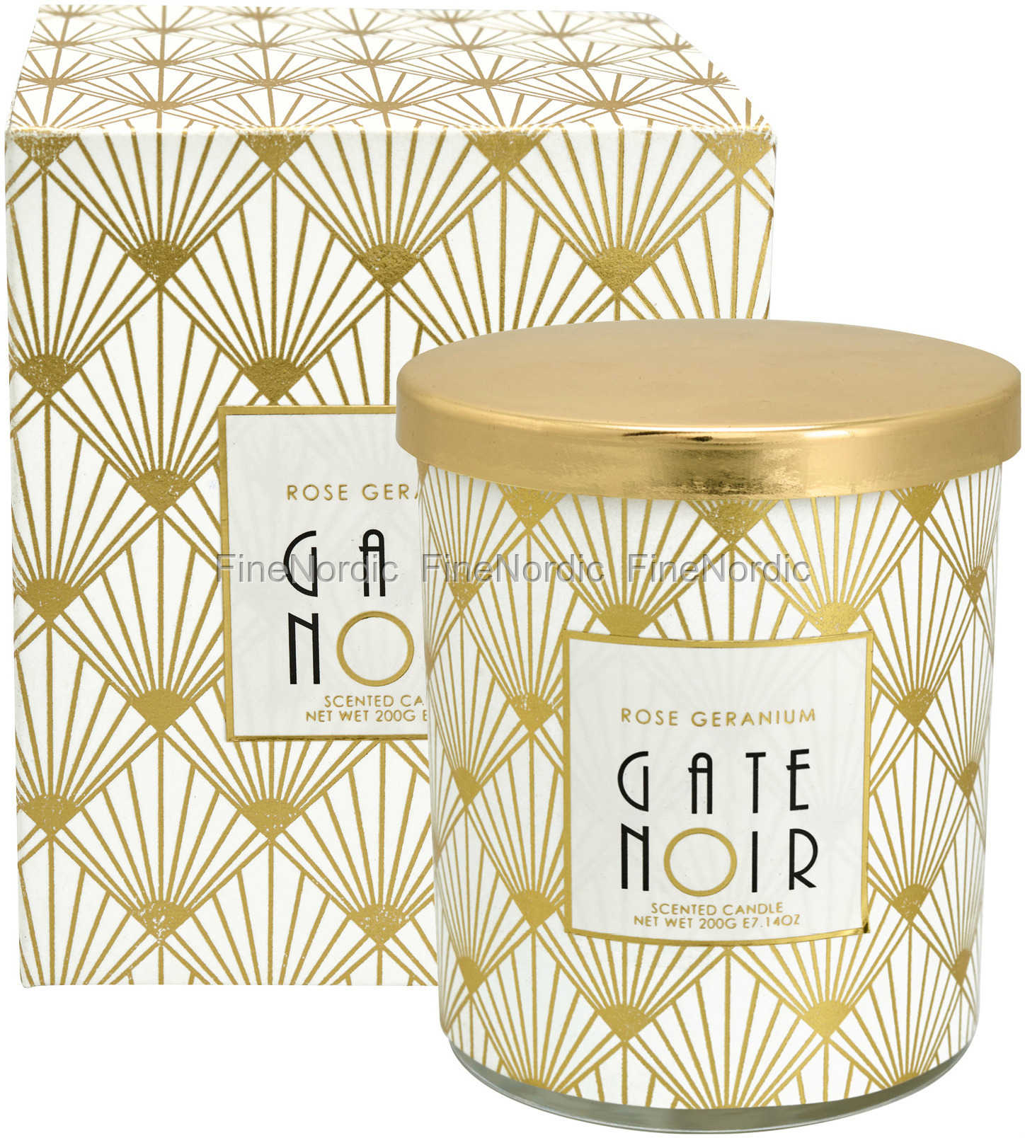 GreenGate GateNoir Duftkerze - Scented Candle Rose Geranium GreenGate GateNoir Duftkerze - Scented Candle Rose Geranium