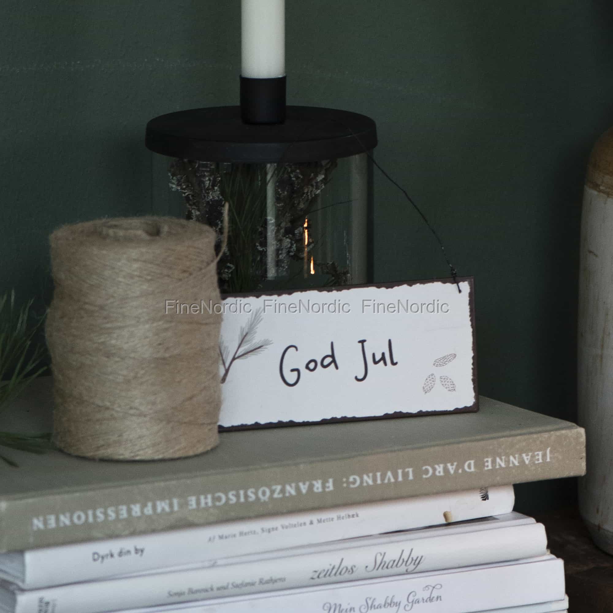 Ib Laursen Metallschild God Jul