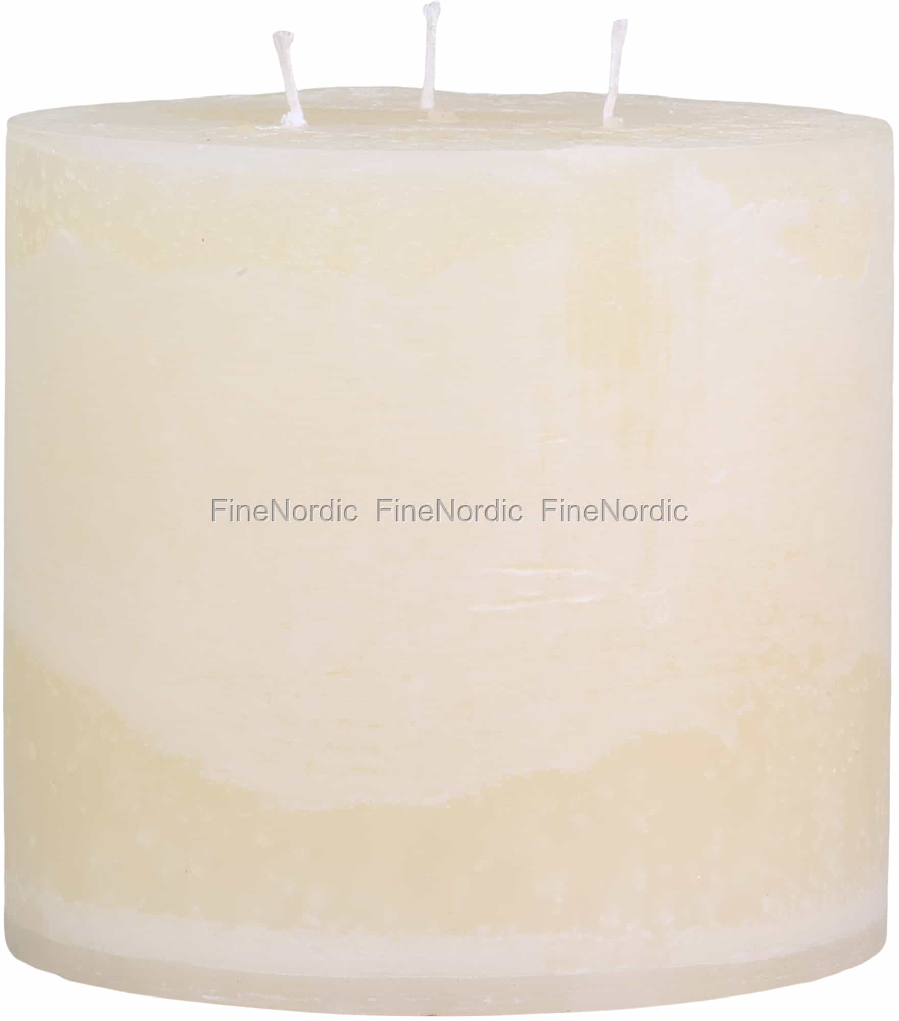 Chic Antique Macon Rustic Stumpenkerze Creme 80 Stunden