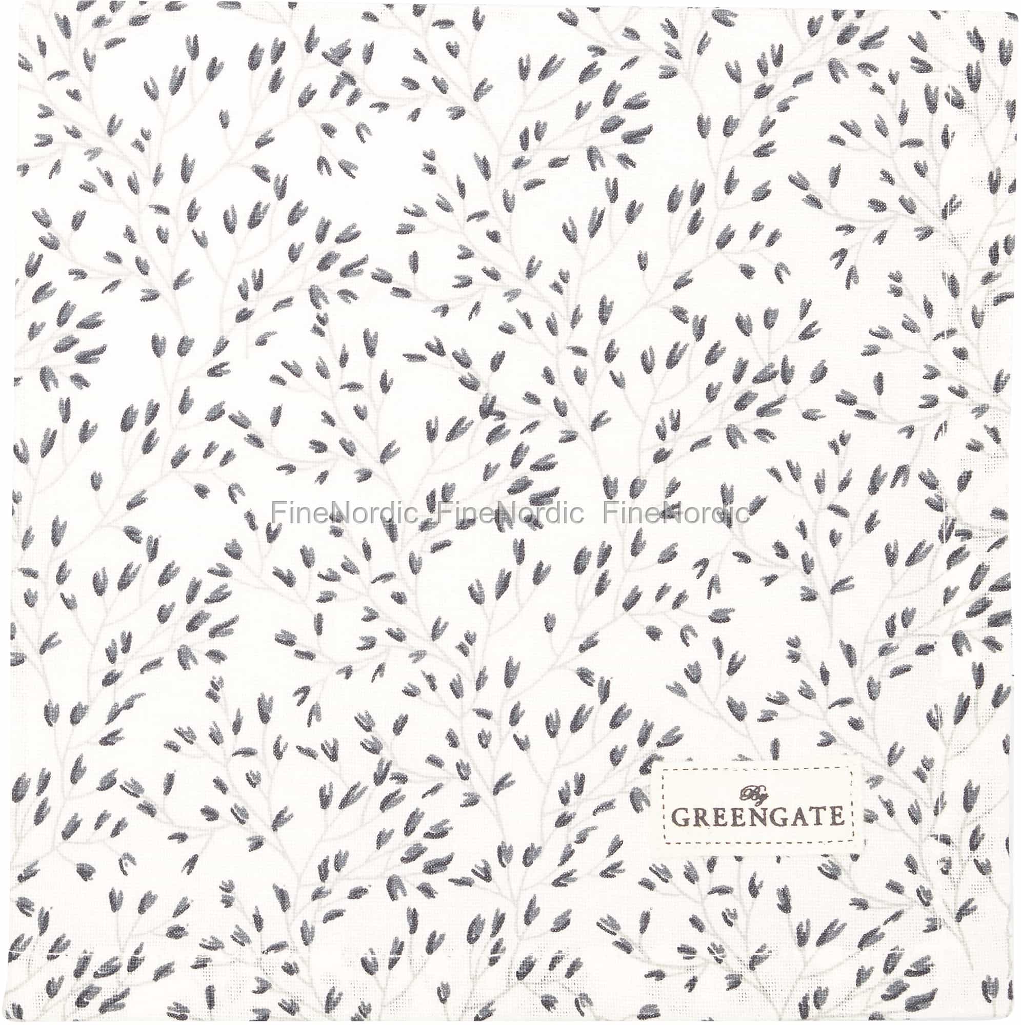 GreenGate Stoffserviette Ofelia White