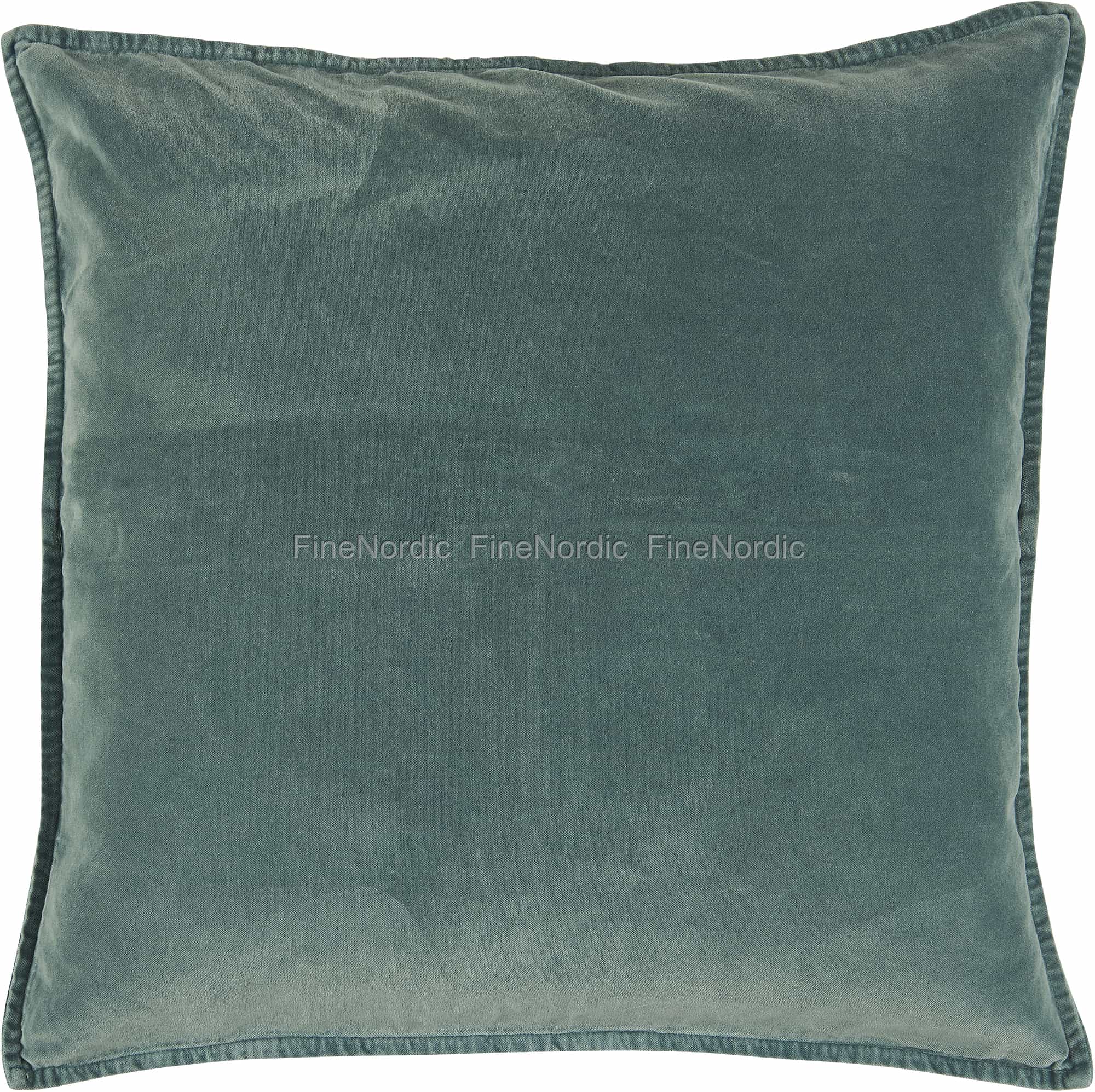 Ib Laursen Kissenbezug Velours Emerald Green 52 x 52 cm