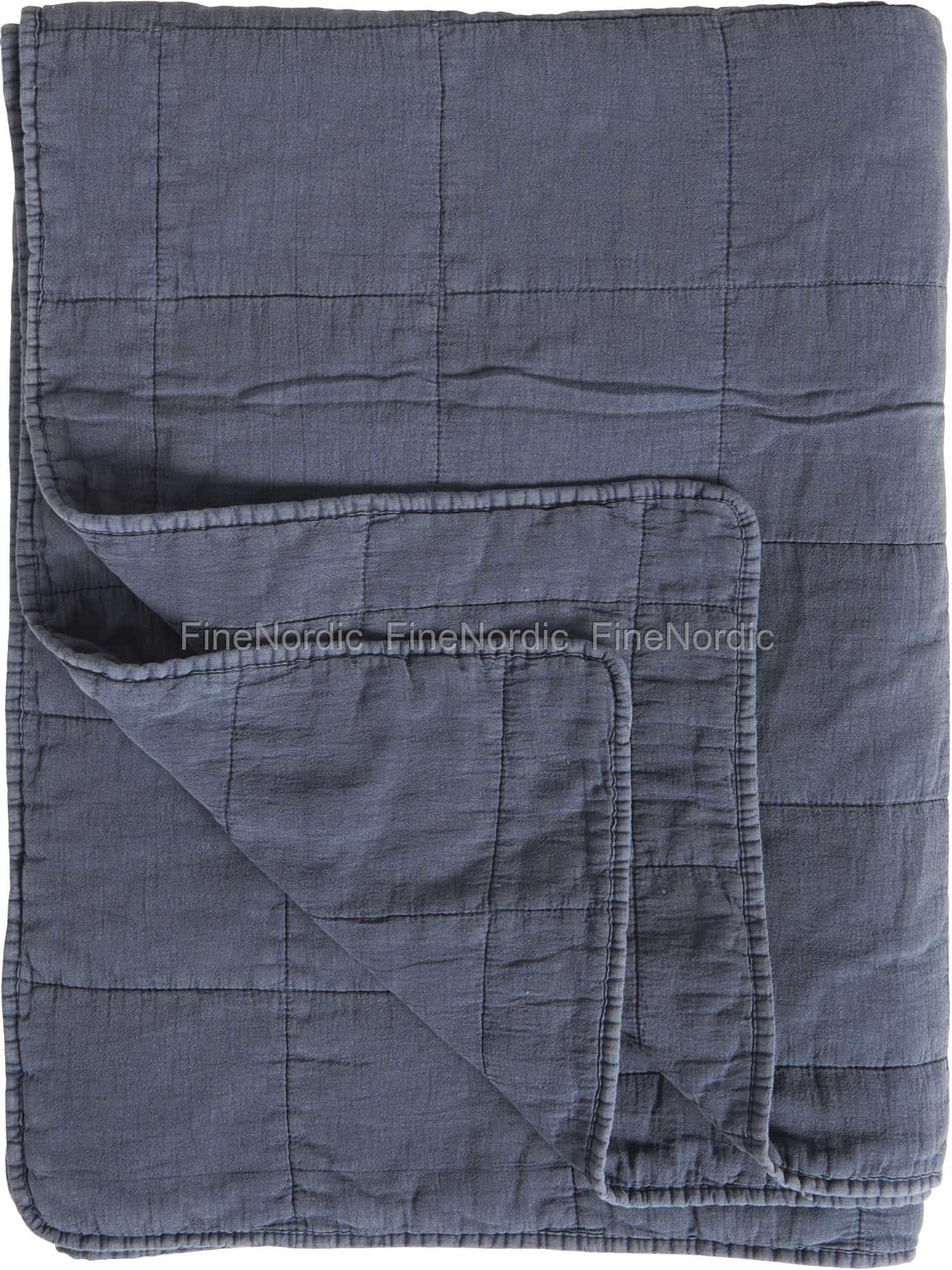 Ib Laursen Klassischer Quilt Indigo 130 x 180 cm