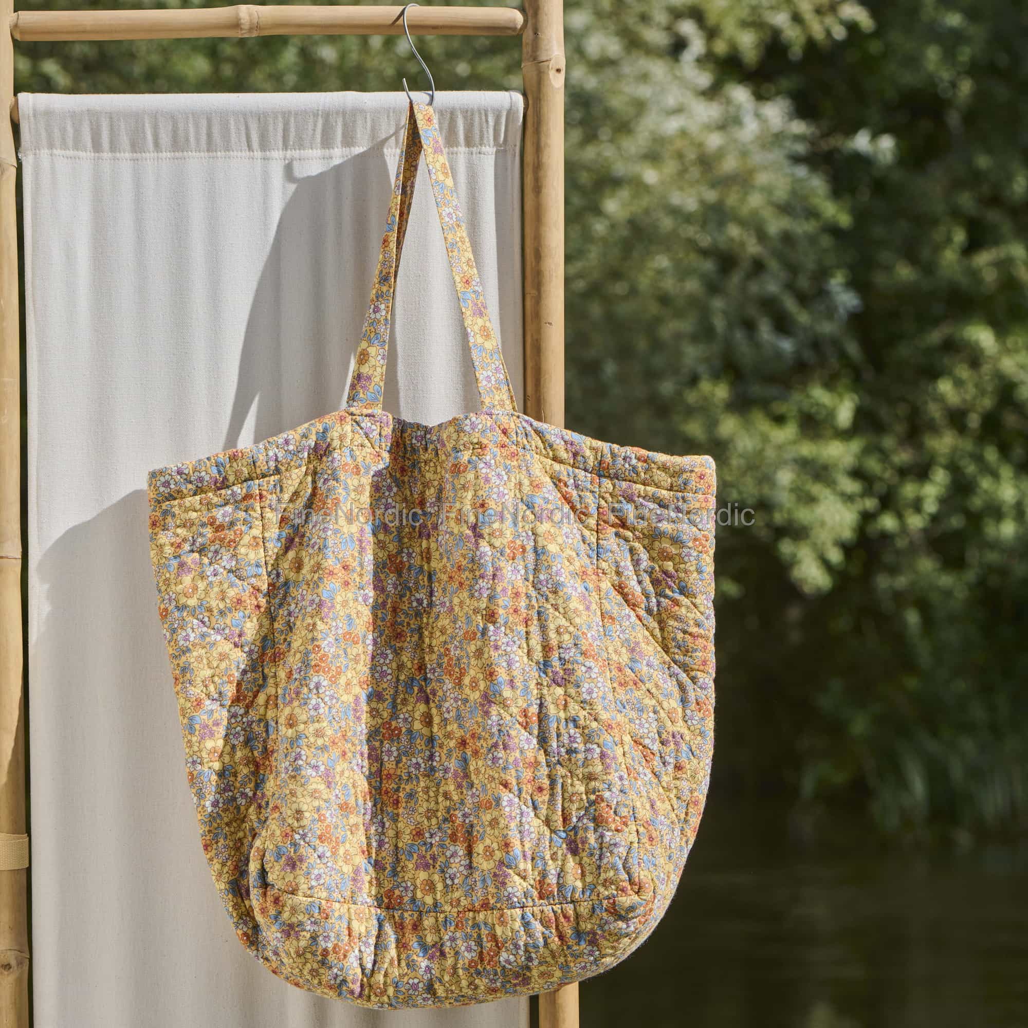 Tasche - Gesteppt - Gelb mit gelben, blauen, | Ib Laursen